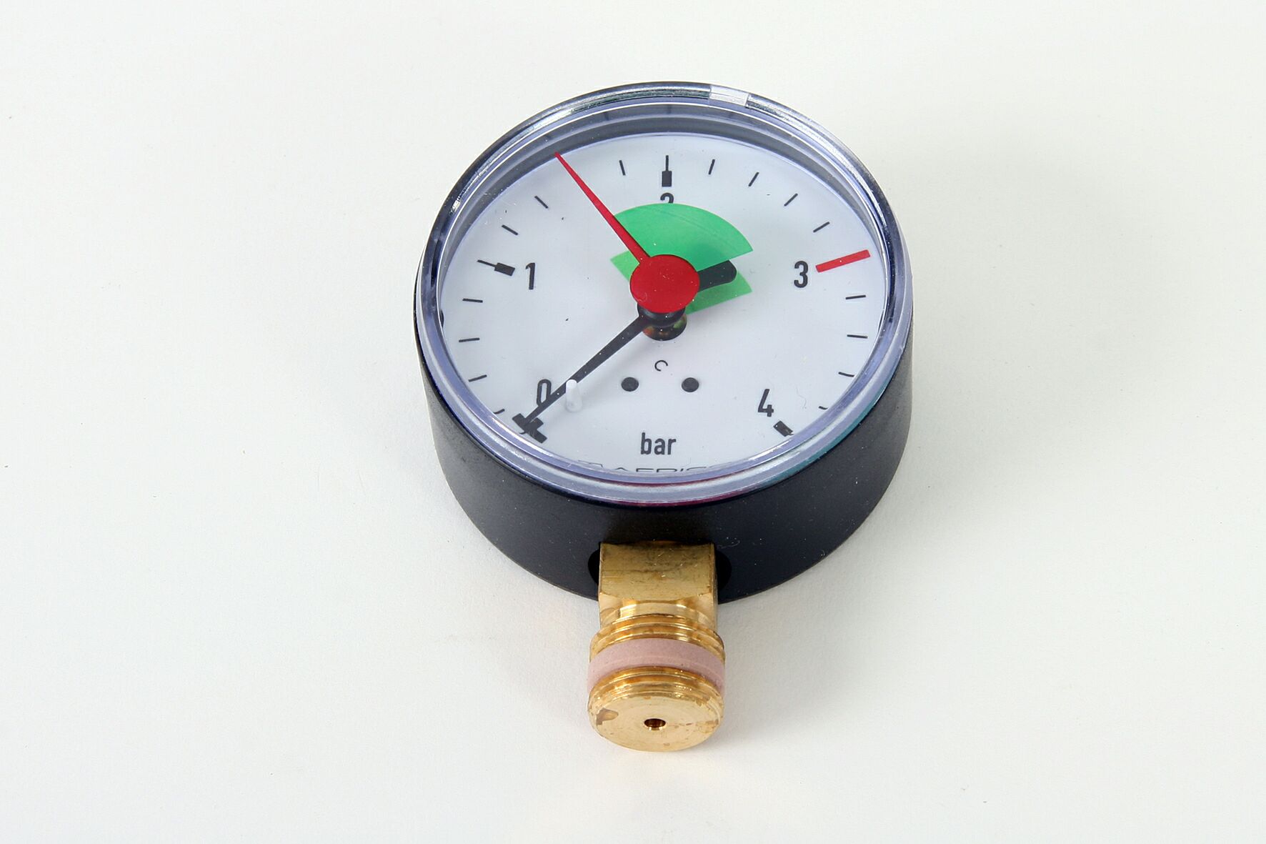 Manometer 4 bar, D: 63 mm, DN10 (3/8"), Abgang unten | Sonstige ...