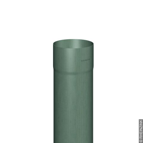 RZ Zink-Fallrohr rund, prePatina schiefergrau | Zink-Dachrinne rund ...