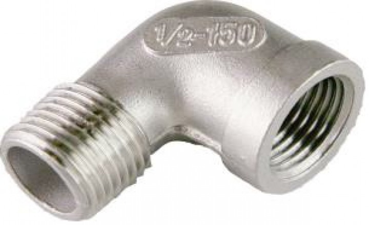 Edelstahl Winkel 90° ia, 304, V4a | Edelstahl-Fittings | Zuflussrohre ...